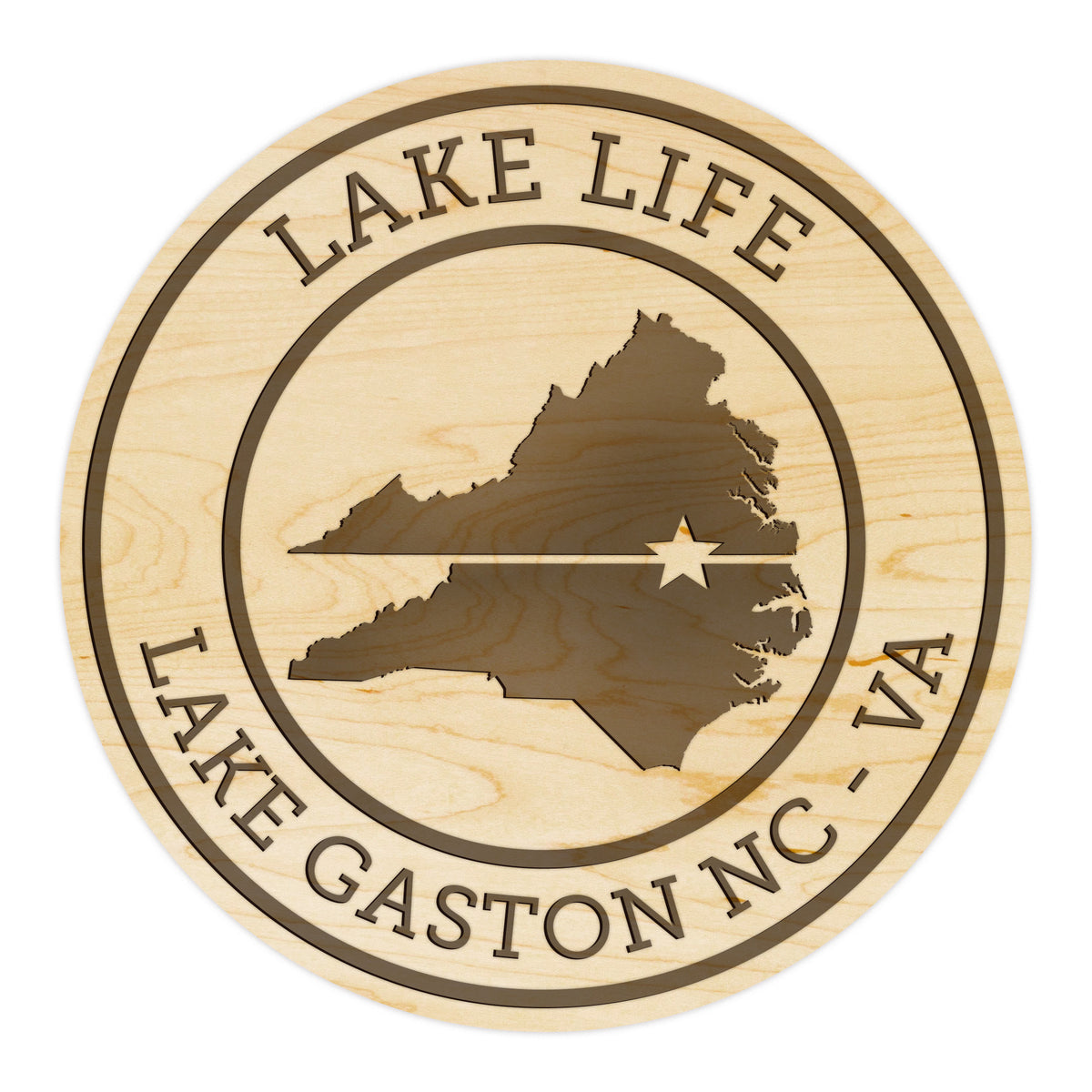 Lake Gaston, NC and VA Lake Life Cherry Coaster – LazerEdge