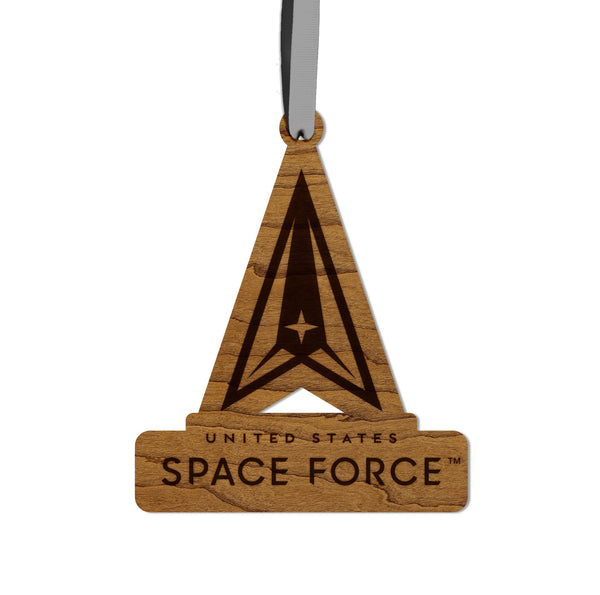 United States Space Force Emblem Ornament – Crafted from Cherry or ...