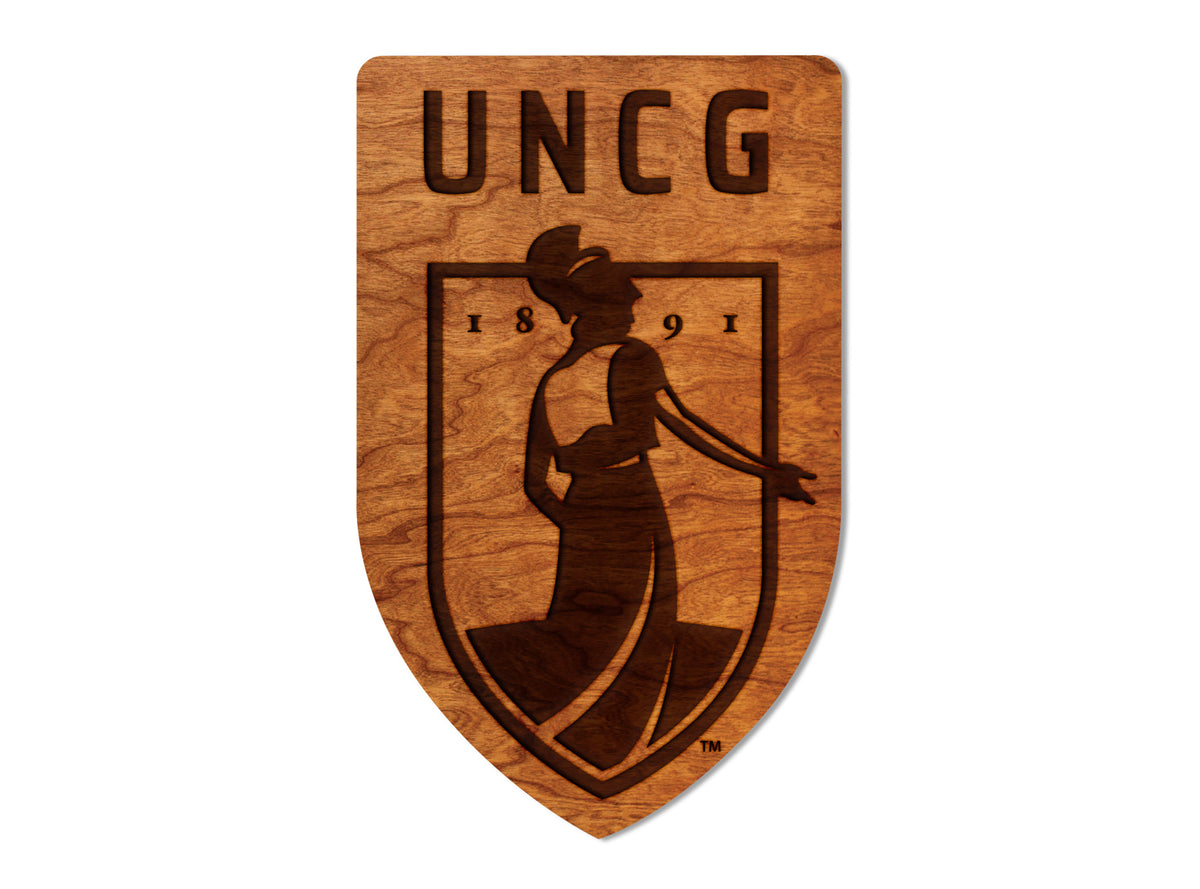 UNCG Emblem Large Cherry Wall Hanging – LazerEdge