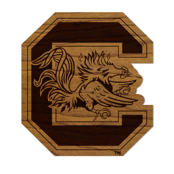 University of South Carolina Block C Gamecock Magnet - Crafted from ...