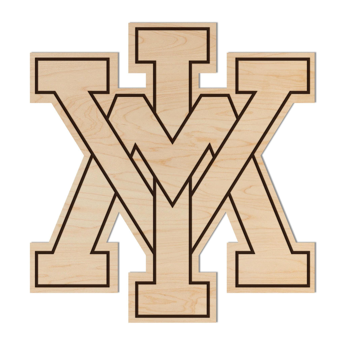 Virginia Military Institute Logo Wall Hanging - Crafted from Cherry and ...