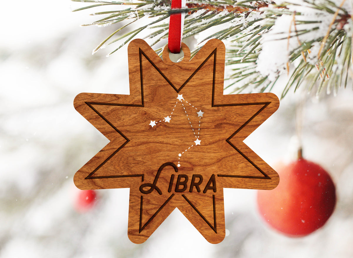 Zodiac Libra Cherry Ornament – LazerEdge