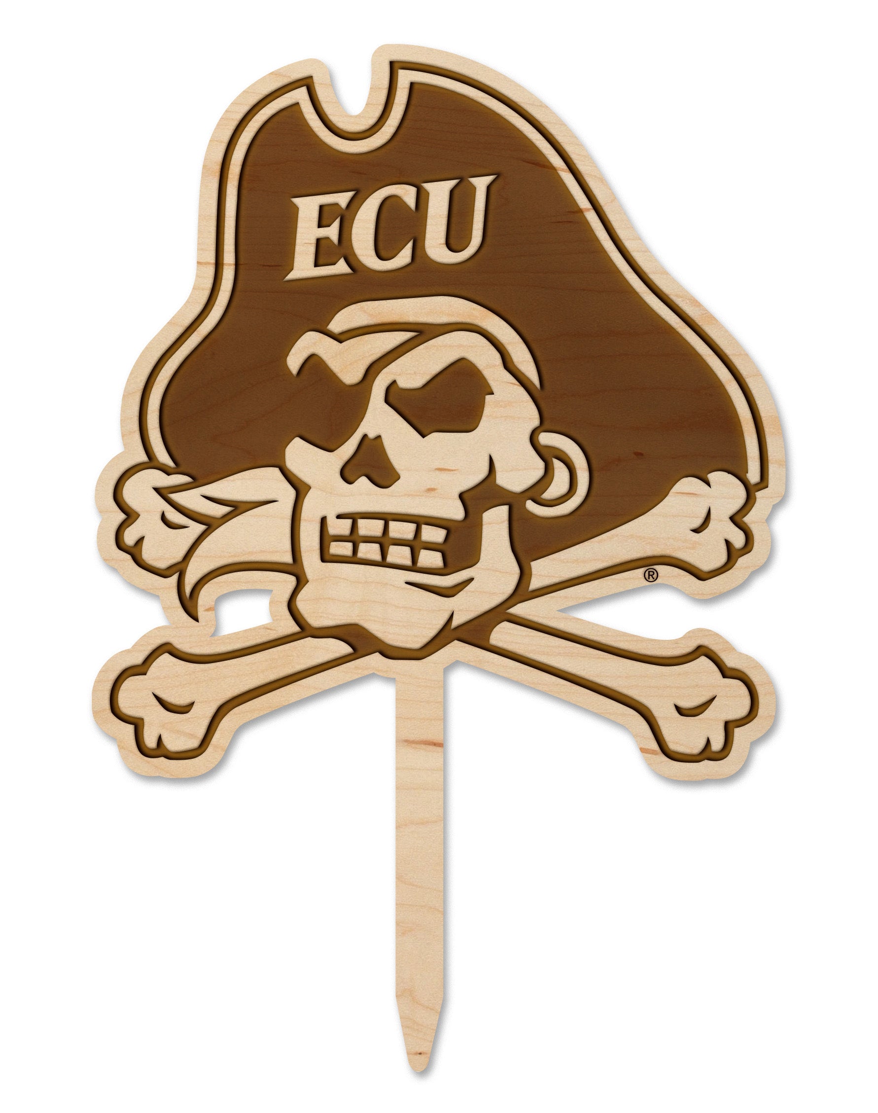 ECU Crossbones Cherry Cake Topper – LazerEdge