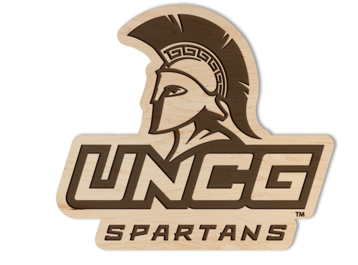 UNCG Spartan Standard Cherry Wall Hanging – LazerEdge
