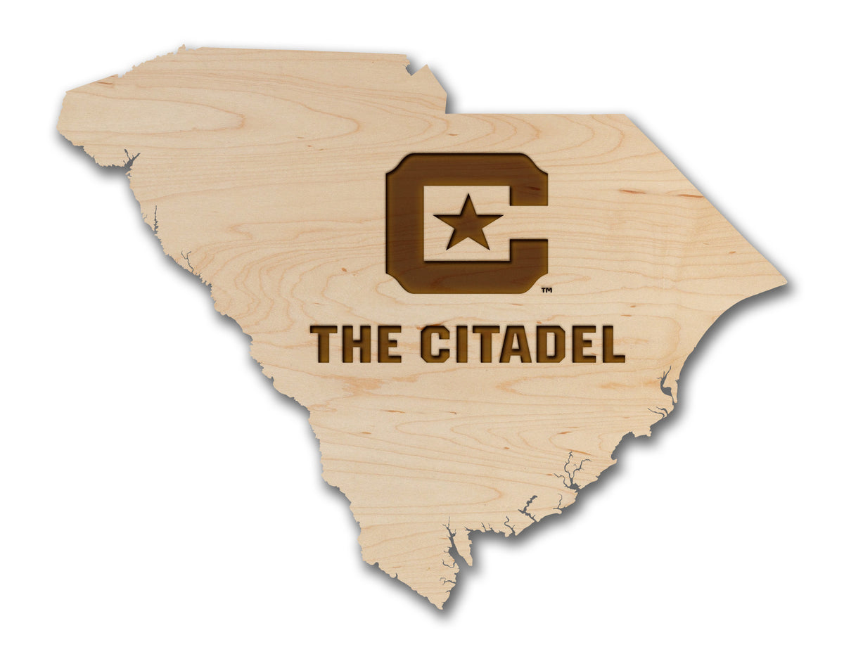 The Citadel University SC State Shape \C\" with \"The Citadel ...