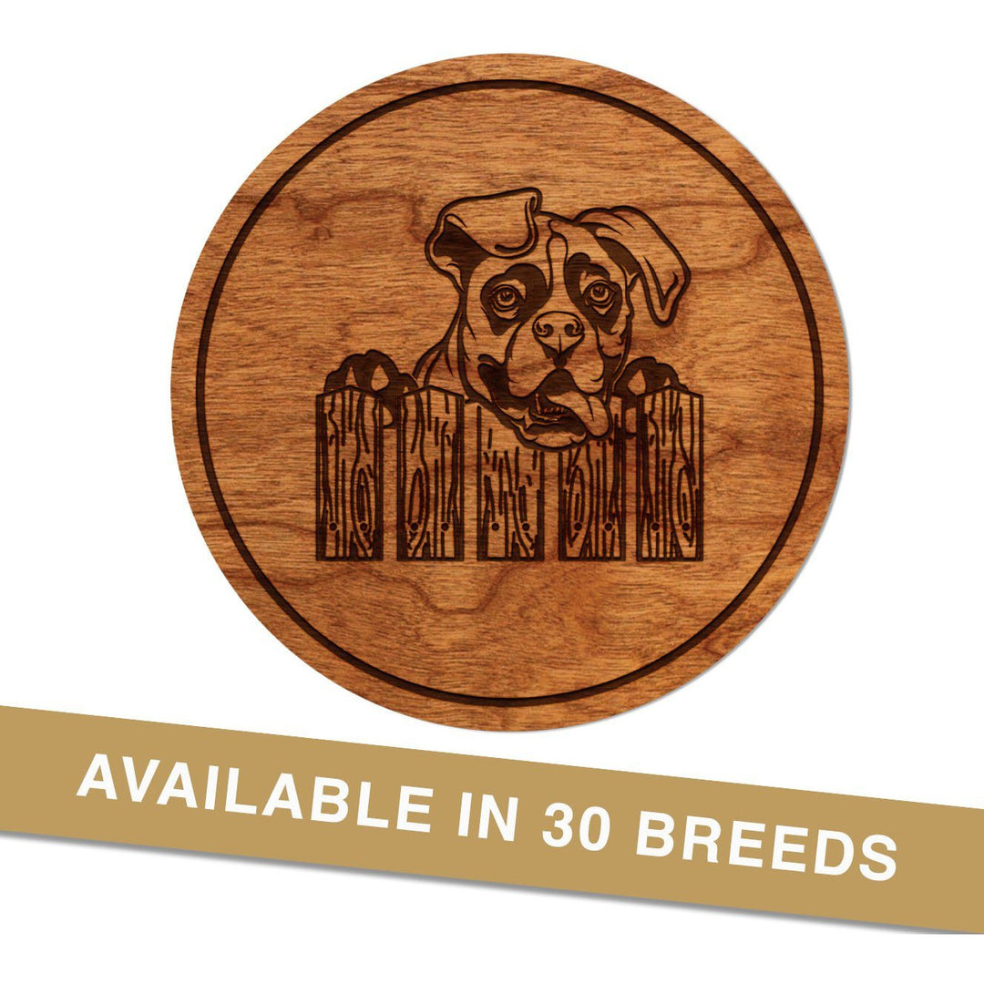 Dog Coaster (Multiple Dog Breeds Available) – LazerEdge
